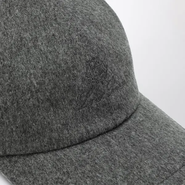Loro Piana Melange Cashmere Baseball Cap