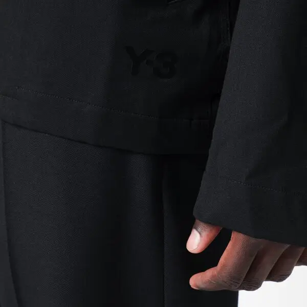 ADIDAS Y-3 Zip-up Jacket In Wool Blend