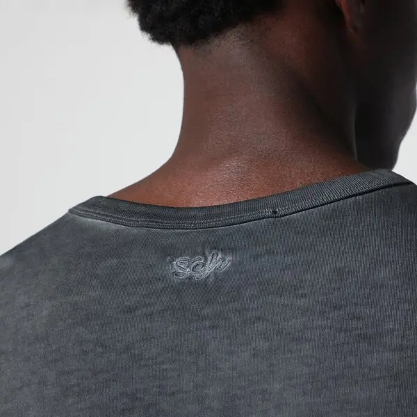 Séfr Washed-effect Mauro Organic Cotton T-shirt
