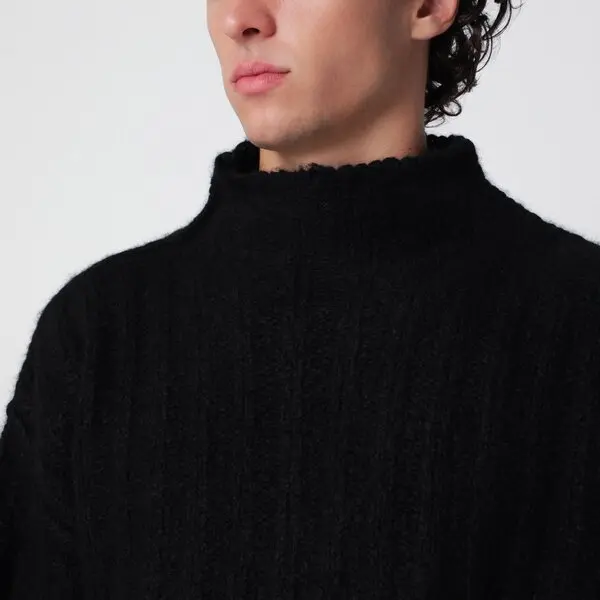 Rick Owens Turtle Sweater In Cashmere And Silk