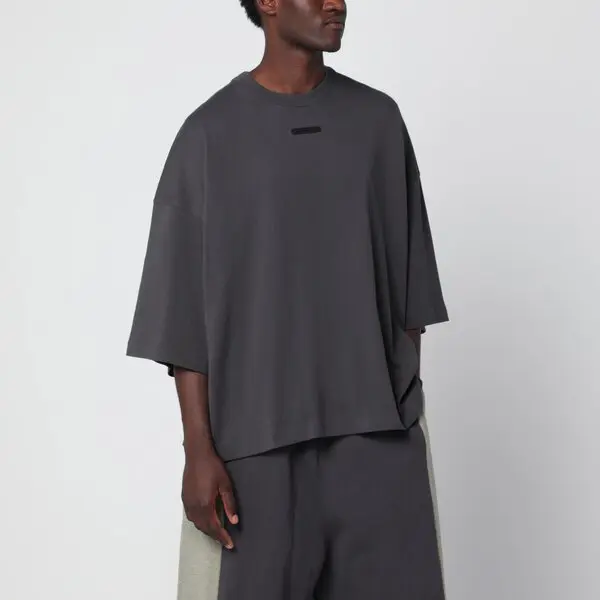Fear Of God Iron Cotton Merch T-shirt - Grey