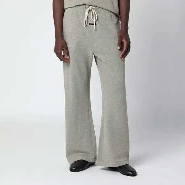 Fear Of God Flare Cotton Jogging Trousers - Grey