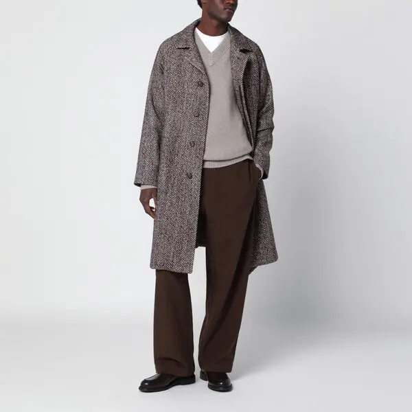 Tagliatore Herringbone Coat