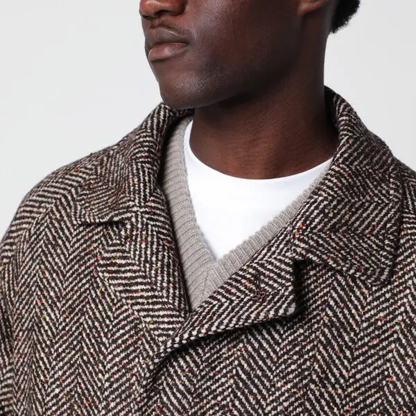 Tagliatore Herringbone Coat