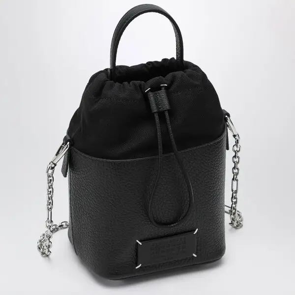 MAISON MARGIELA 5ac Small Leather Bucket Bag
