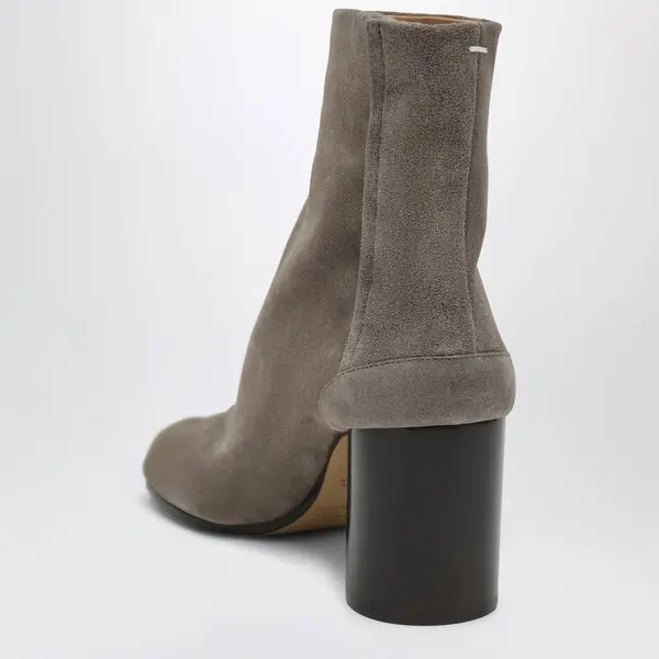 MAISON MARGIELA Taupe Suede Tabi Ankle Boots