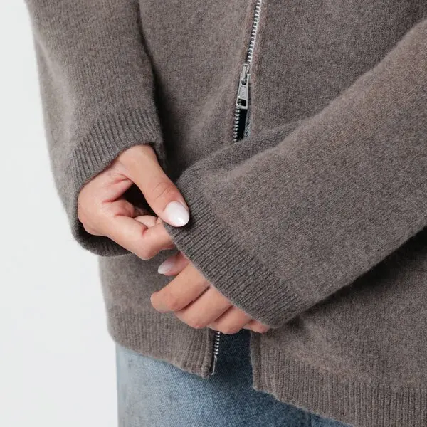 Our Legacy Brown Dash Cardigan In Merino Wool