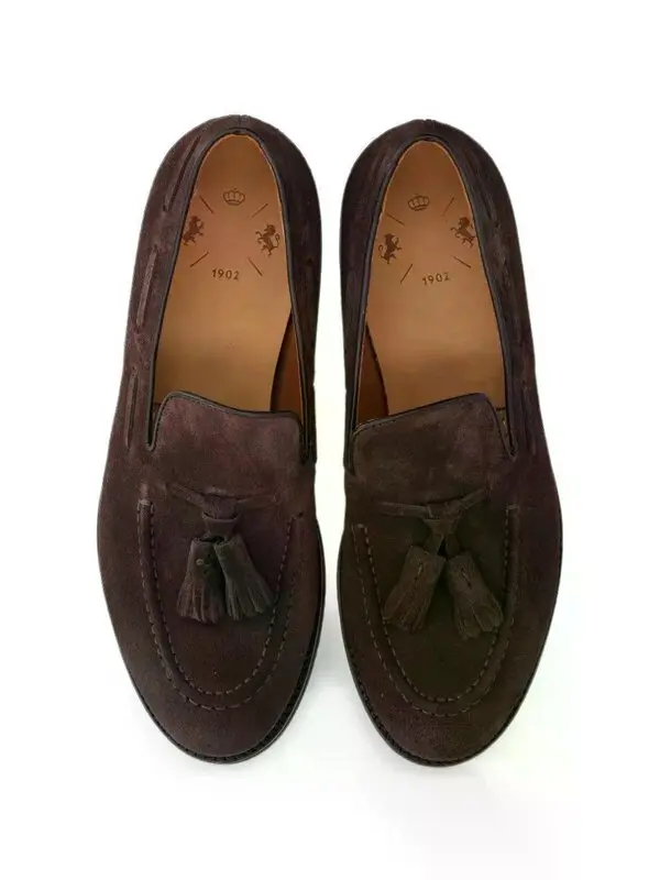 Al Duca D'aosta Tassel Suede Loafers