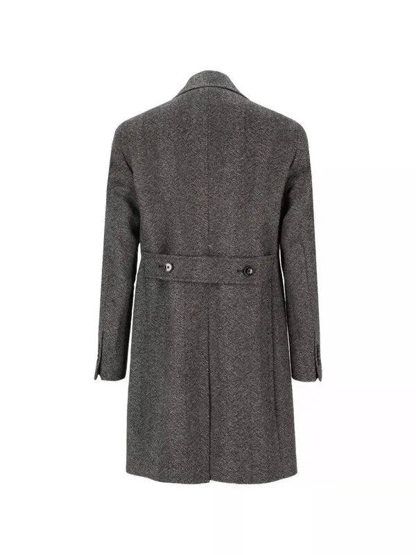 Tagliatore Herringbone Double-breasted Coat