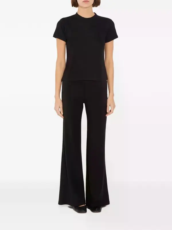 THE PARK Tessa High-waisted Flared Trousers - Black