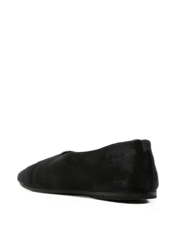 Marsèll Brushed-texture Ballet Flats