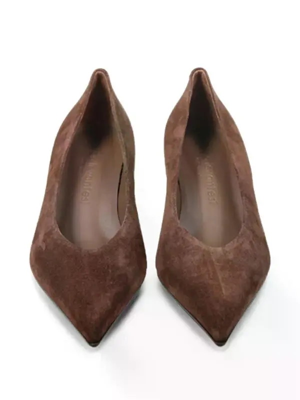 SERGIO LEVANTESI Pointed-toe Suede Pumps