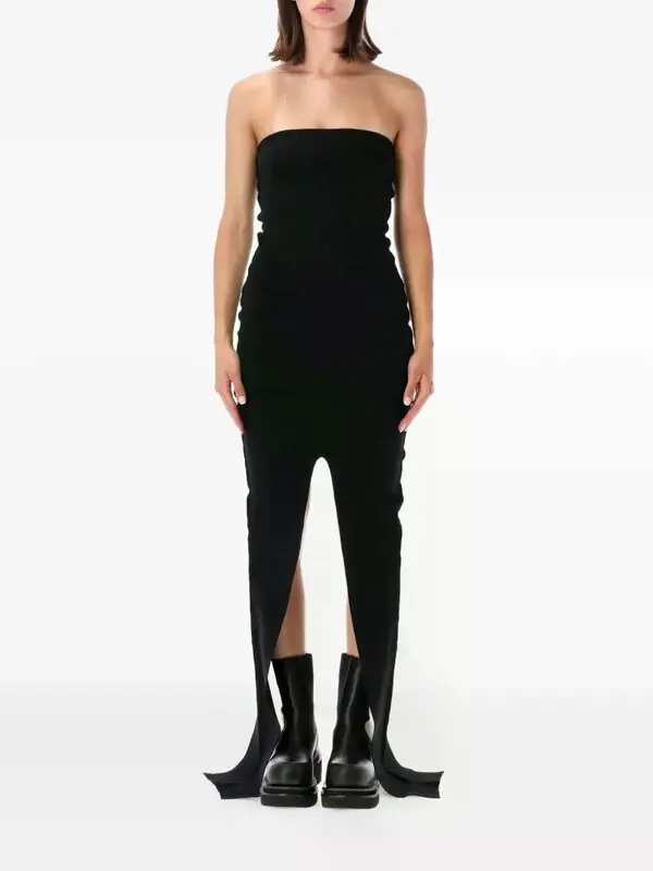 Rick Owens Strapless Slit-detail Dress