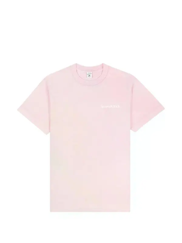 Sporty & Rich Health Is Wealth T-shirt - Pink