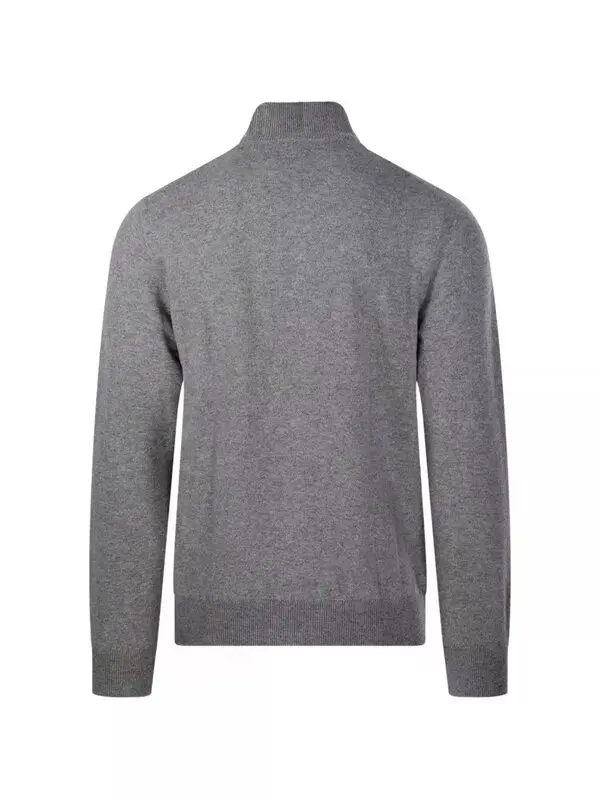 Ralph Lauren Logo-embroidered Quarter-zip Sweater