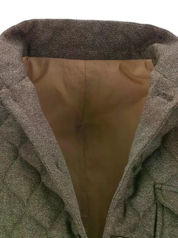 Emporio Armani Quilted Button-up Jacket