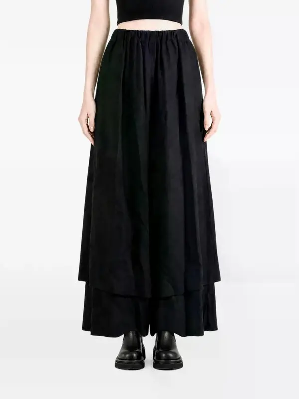 Comme Des Garçons Layered Trousers - Black