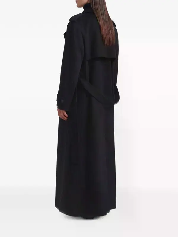 THE FRANKIE SHOP Nikola Double-breasted Trench Coat