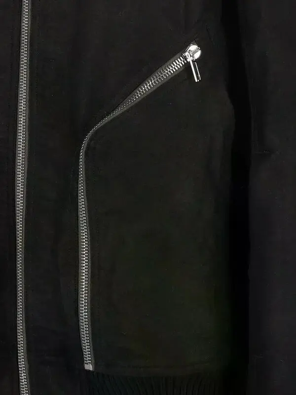 Rick Owens Heizer Flight Ramie Moleskin Jacket