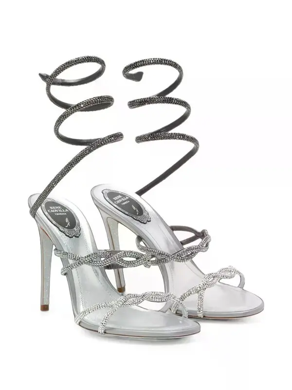 Rene Caovilla Cleo Rhinestone-embellished Sandals