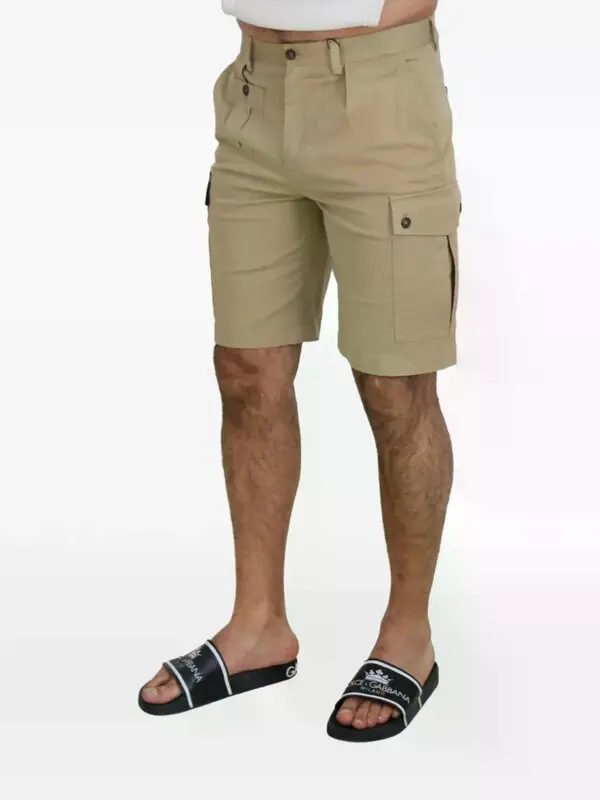 Dolce & Gabbana Panelled Logo-print Cargo Shorts