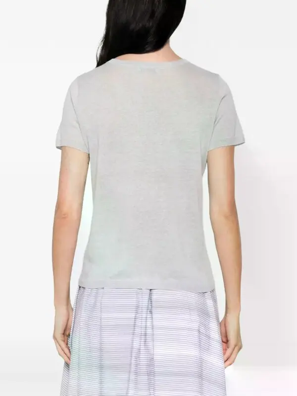 BASE MILANO Button-placket T-shirt