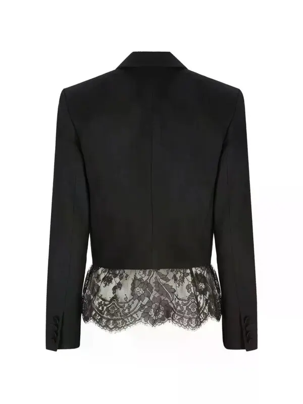 Zimmermann Lace-trim Double-breasted Blazer