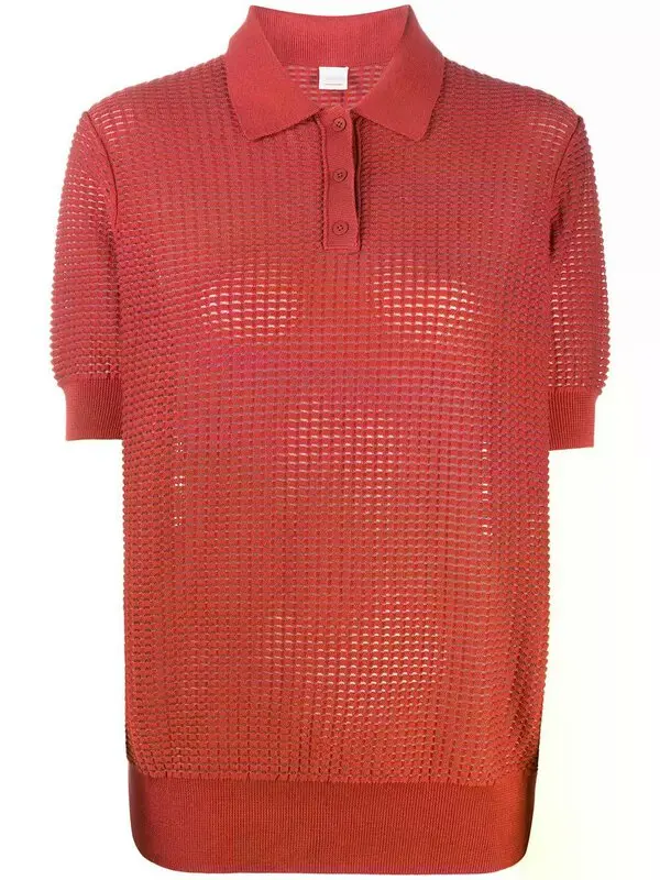 BOSS Knitted Polo Top