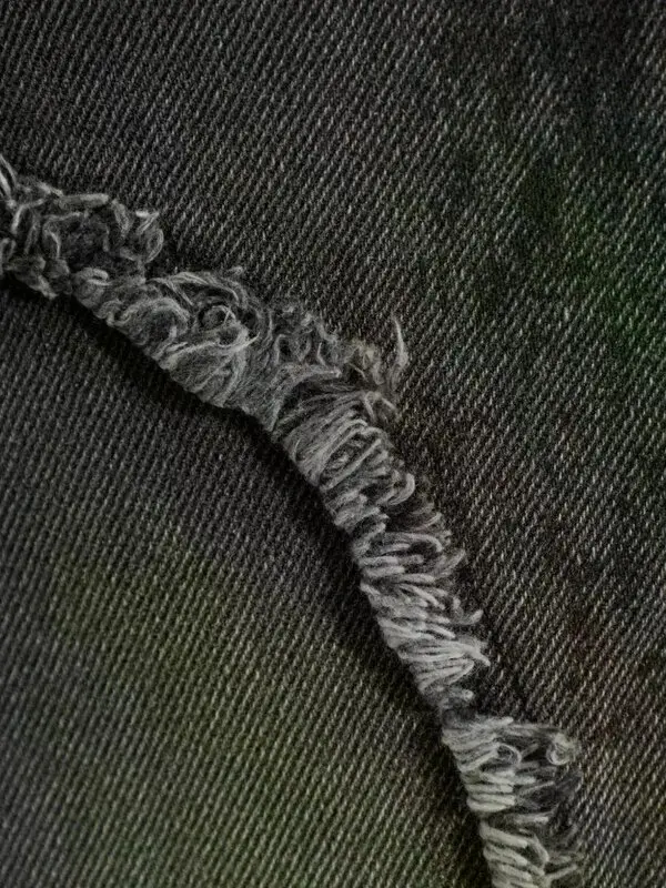 CARNE BOLLENTE Heart-motif Frayed Jeans