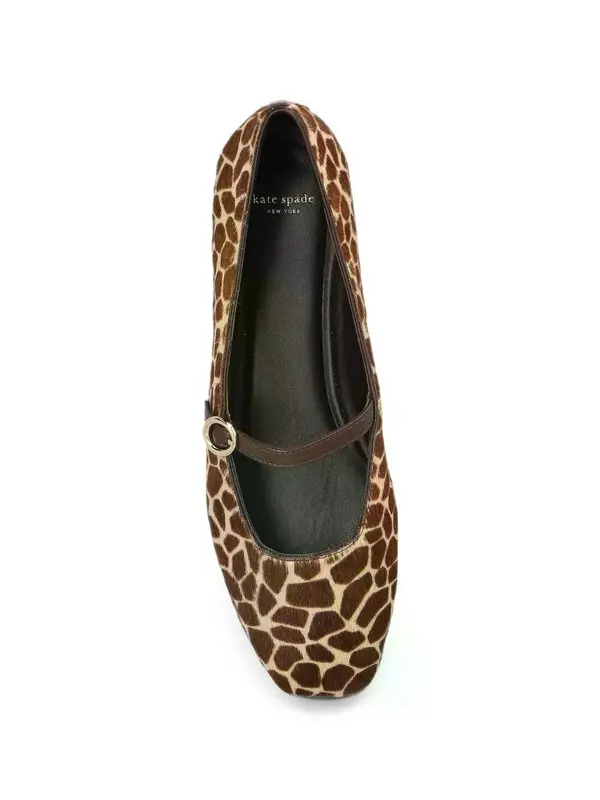 Kate Spade New York Halo Giraffe-motif Ballet Flats