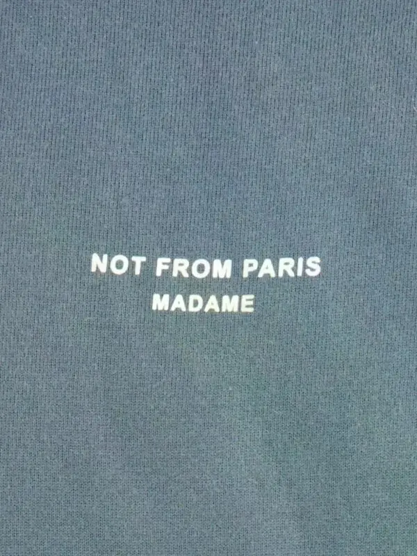 Drole De Monsieur Slogan Classique T-shirt