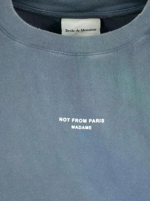 Drole De Monsieur Slogan Classique T-shirt