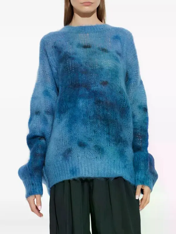Isabel Marant Étoile Ayden Tie-dye Mohair-blend Sweater