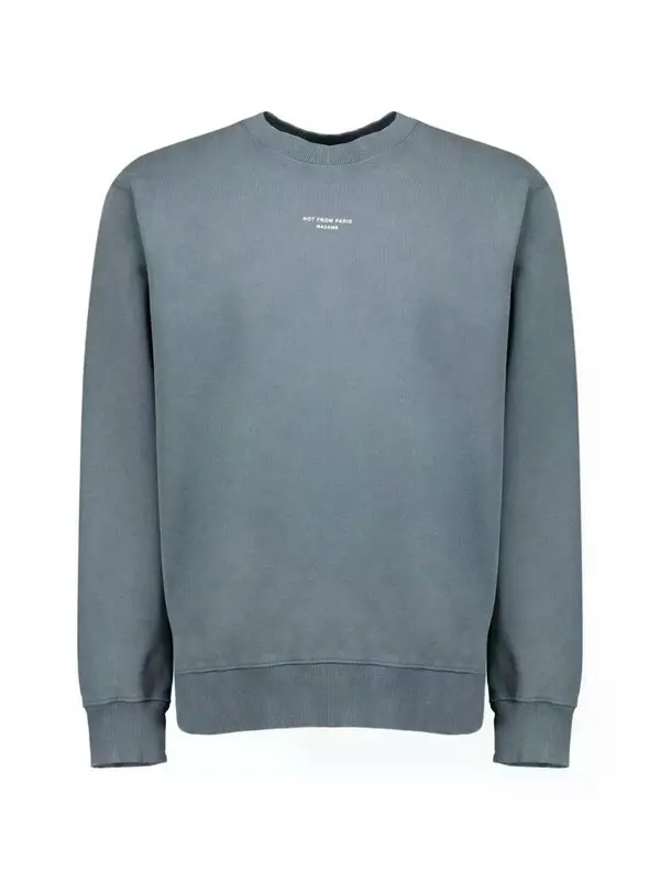 Drole De Monsieur Slogan-print Sweatshirt