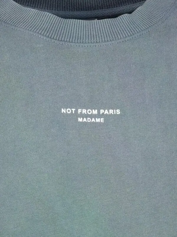 Drole De Monsieur Slogan-print Sweatshirt