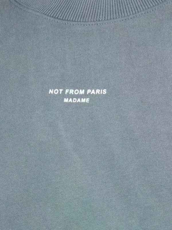Drole De Monsieur Slogan-print Sweatshirt
