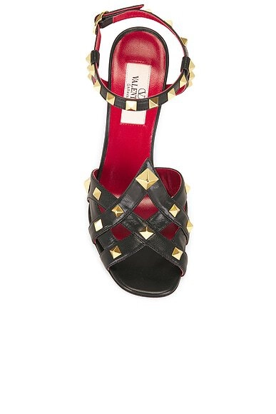 Valentino Garavani Studdy Brass Sandal