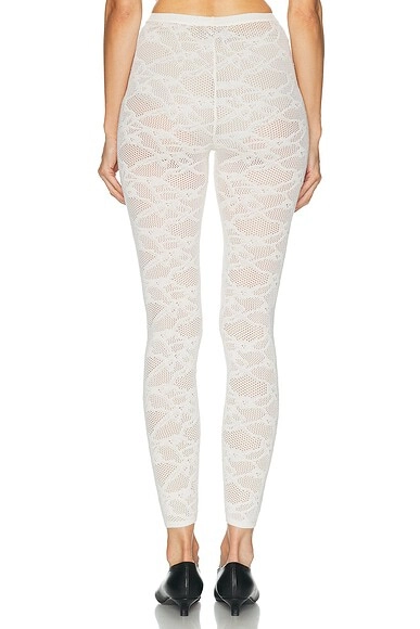 THE ELDER STATESMAN Wide Pointelle Legging