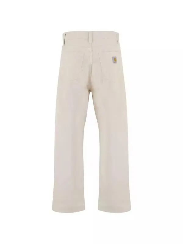 Carhartt Work In Progress Logo-patch Straight-leg Jeans