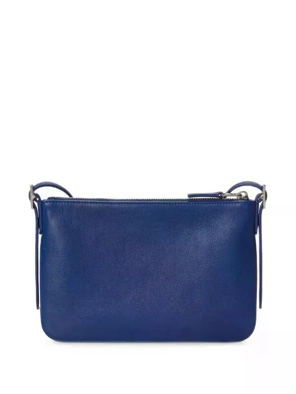 Shinola Small Bixby Accordion-style Leather Crossbody Bag - Blue