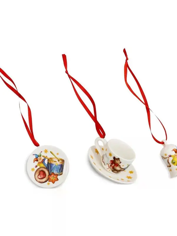 HUTSCHENREUTHER Illustrated Ornament Set