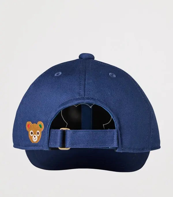 MIKI HOUSE Cotton Logo Baseball Cap