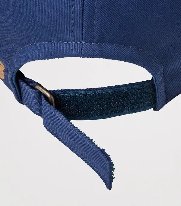 MIKI HOUSE Cotton Logo Baseball Cap
