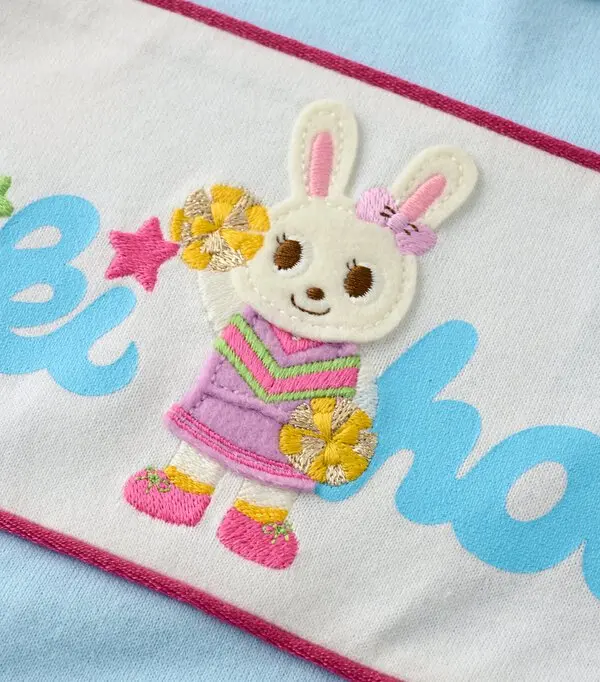 MIKI HOUSE Cotton Bunny Logo T-shirt