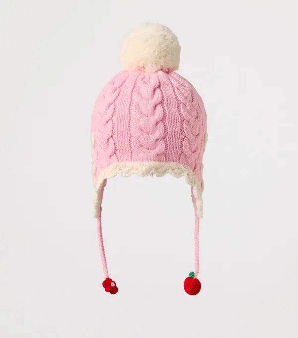 MIKI HOUSE Wool-blend Bunny Hat