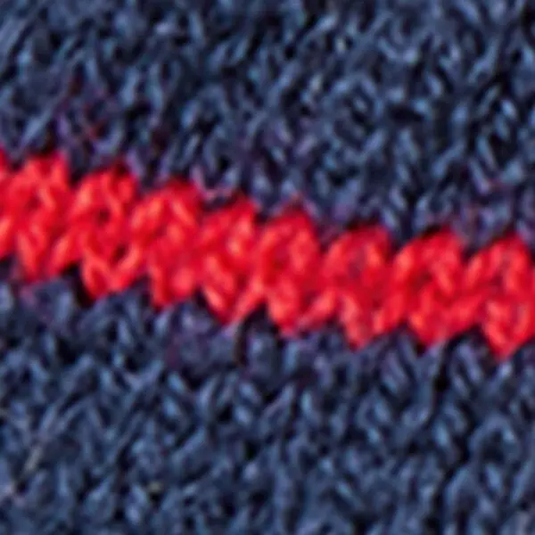 MIKI HOUSE Wool-blend Stripe Appliqué Beanie