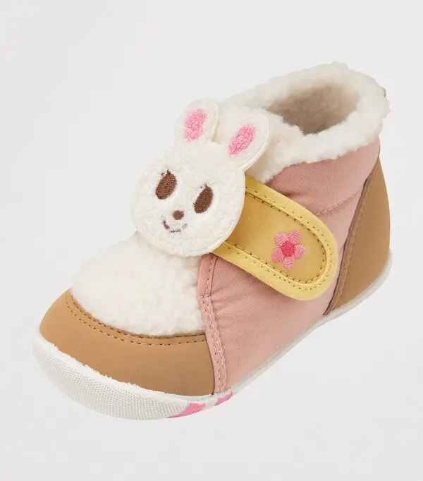 MIKI HOUSE Fleece Appliqué Sneakers