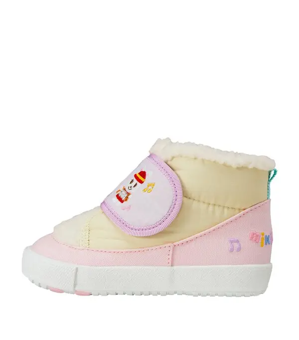 MIKI HOUSE Embroidered Velcro Sneakers