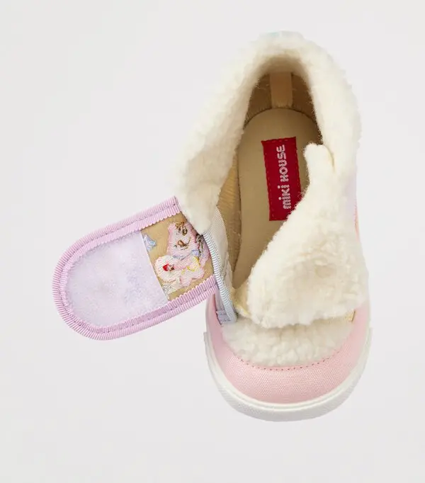 MIKI HOUSE Embroidered Velcro Sneakers