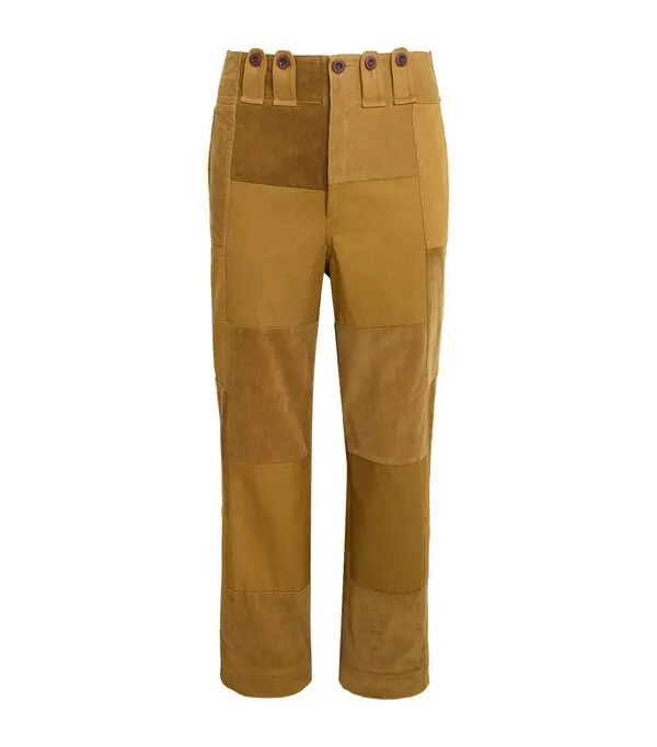 Junya Watanabe Cotton Patchwork Trousers